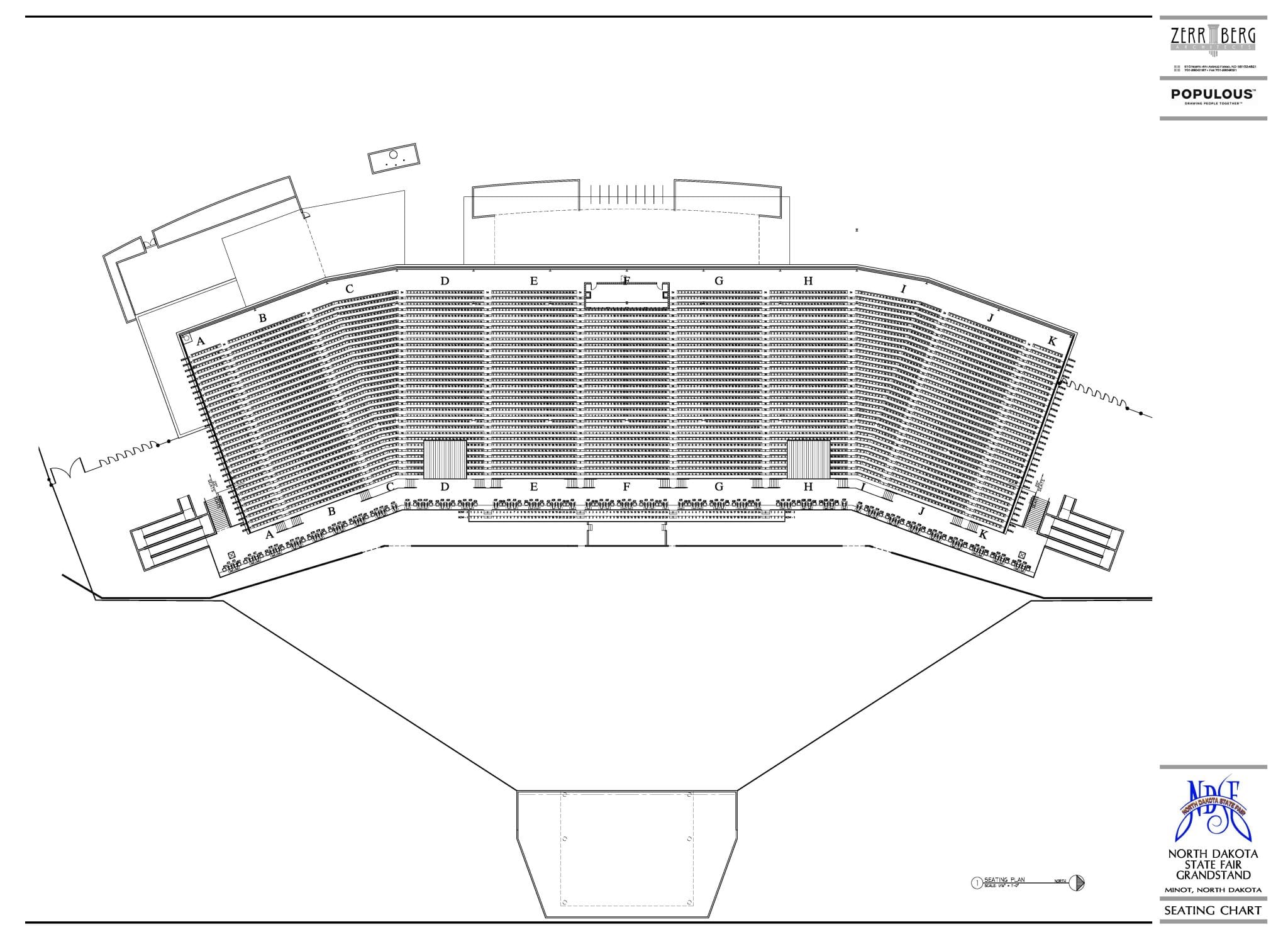 Grandstand Map - North Dakota State Fair